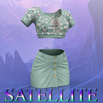 Second Life Marketplace - Irish Mint Piper Outfit MAITREYA + PETITE